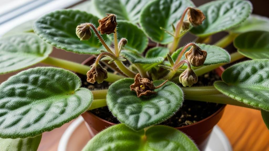 Remedy for Bud Blast in African Violets - Flower Shop